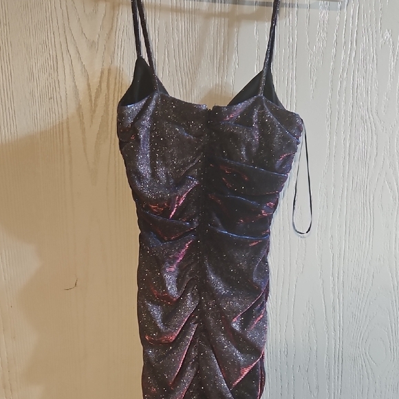 Jump | Dresses | Jump Black And Pink Glitter Mini Dress | Poshmark